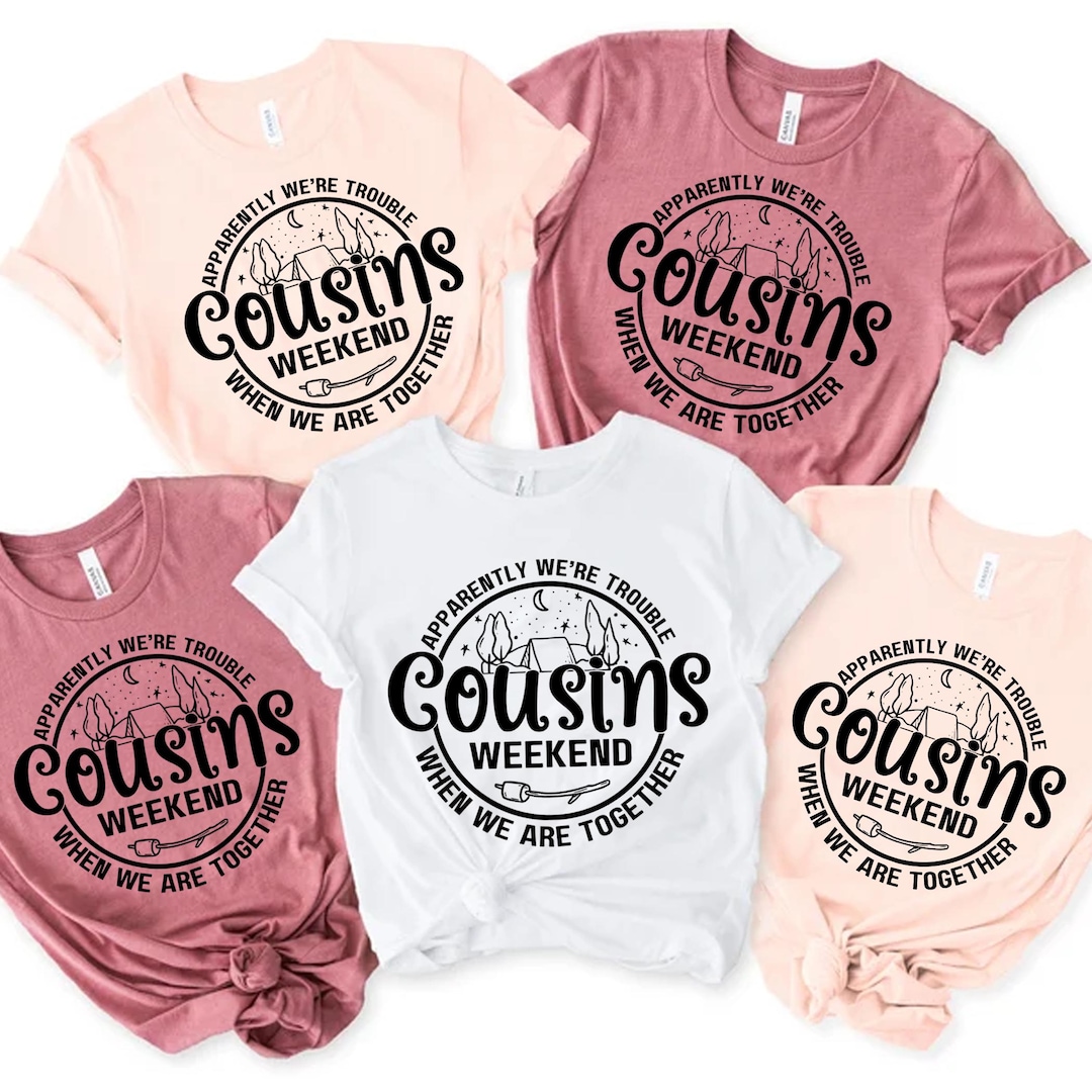 Cousins Weekend Shirts, Cousin Crew Shirt, Cousin Trip 2024 Tee, Group ...