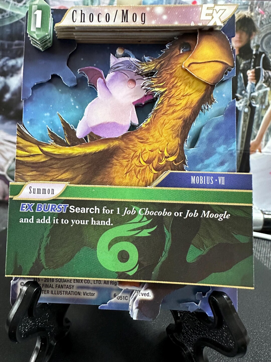 3D Shadowbox Card Choco/mog Final Fantasy VII mobius 6-051C - Etsy