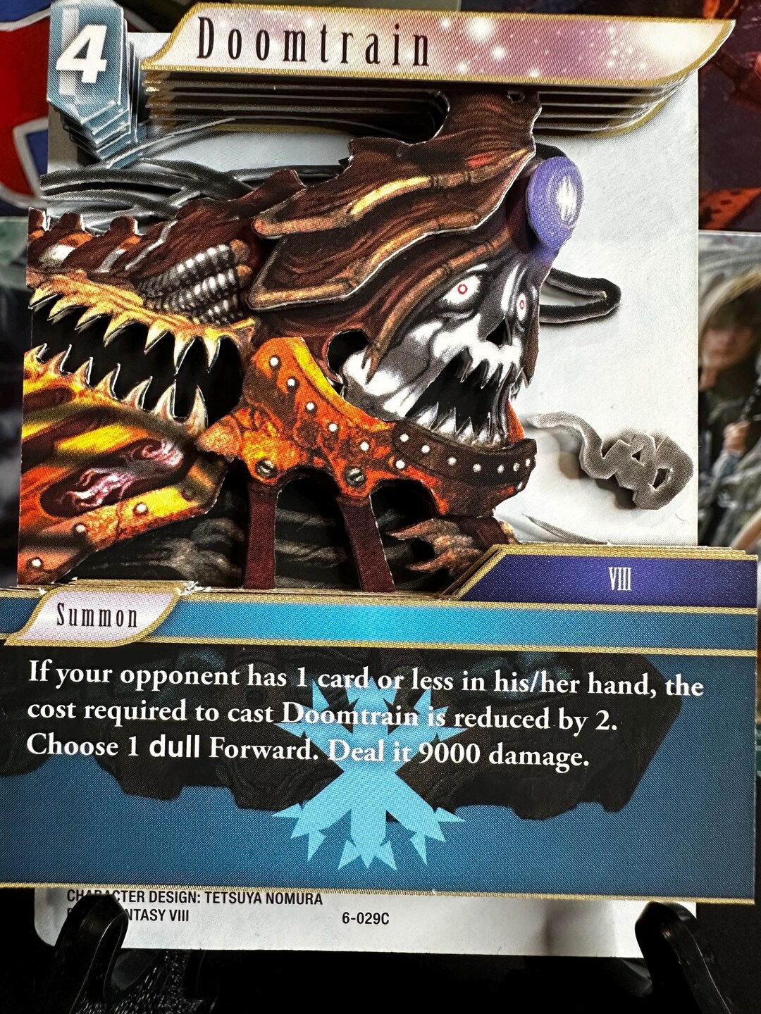 3D Shadowbox Card Doomtrain Final Fantasy VIII 6-029C - Etsy