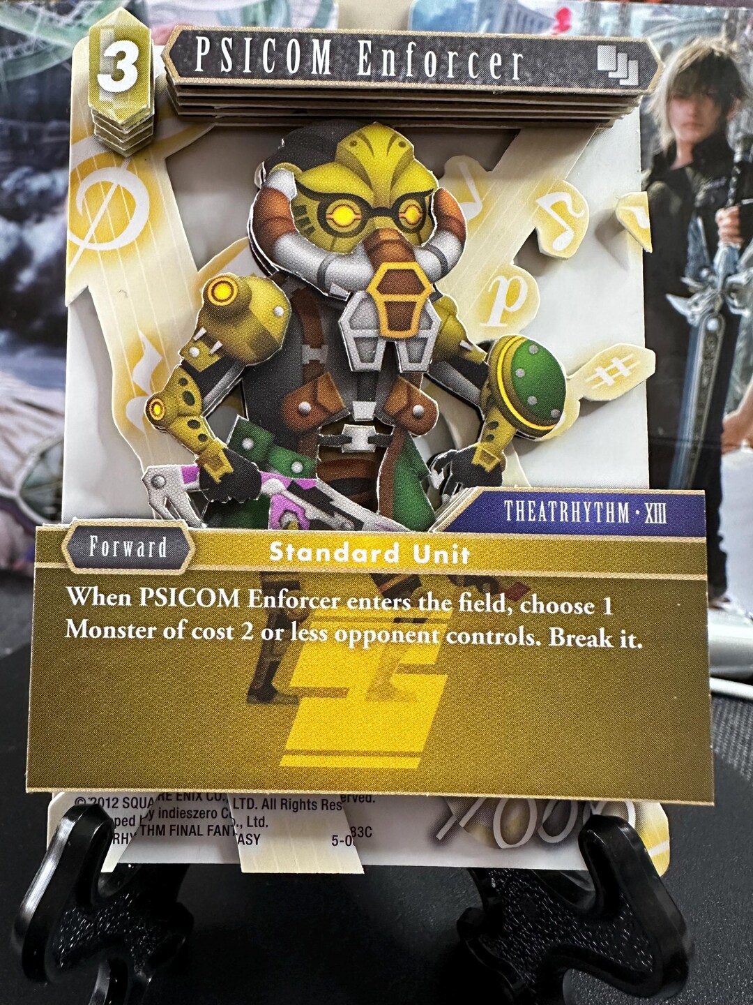 3D Shadowbox Card PSICOM Enforcer Final Fantasy XIII theatrhythm ...