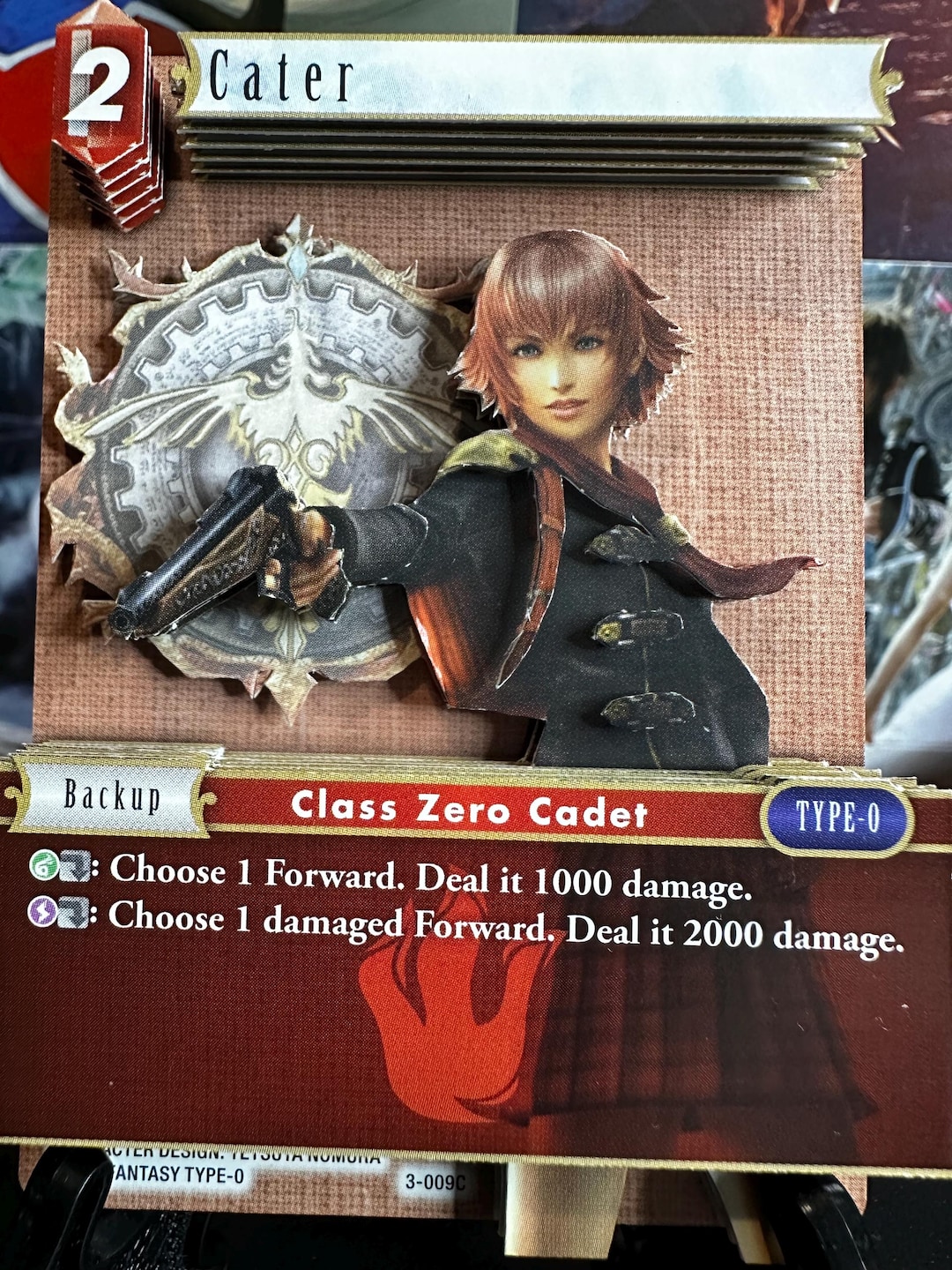 3D Shadowbox Card Cater Final Fantasy Type-0 3-009C - Etsy