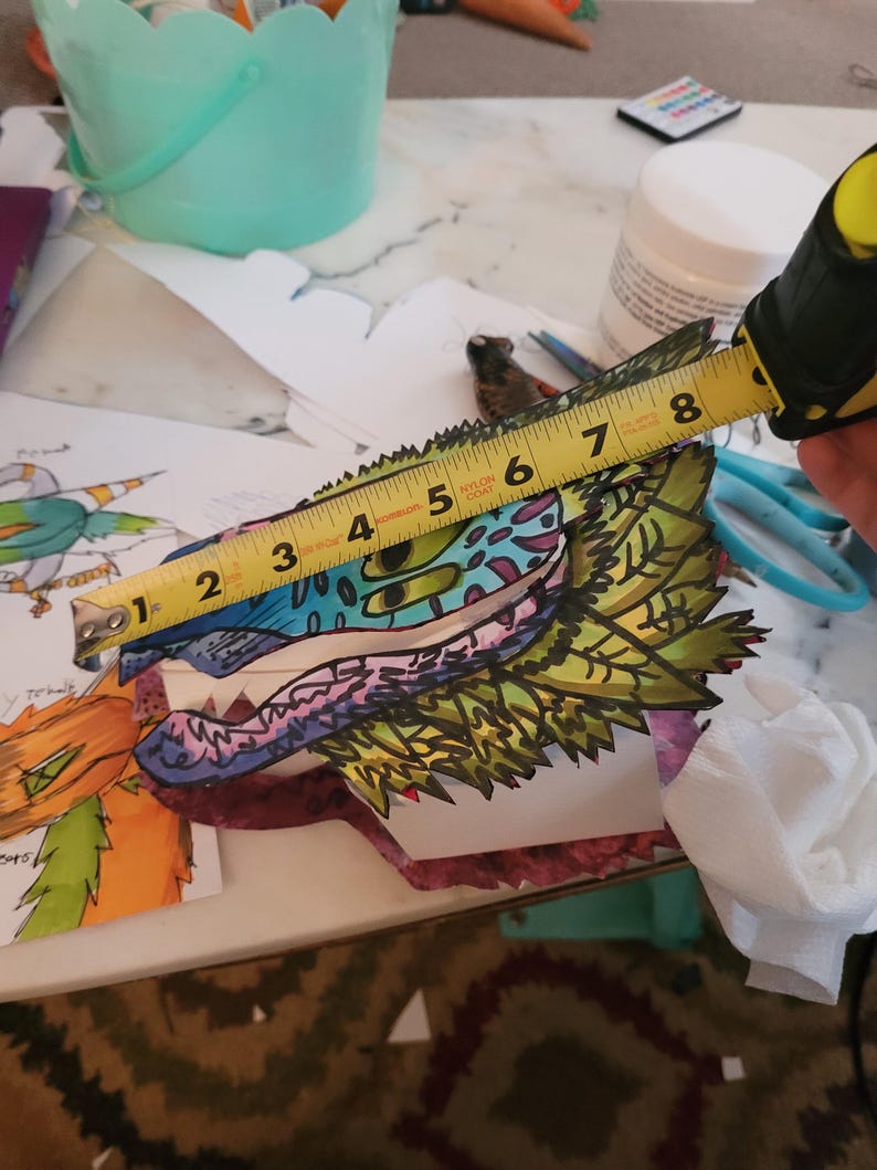 Ocean Plant Themed Mini Dragon Puppet - Etsy