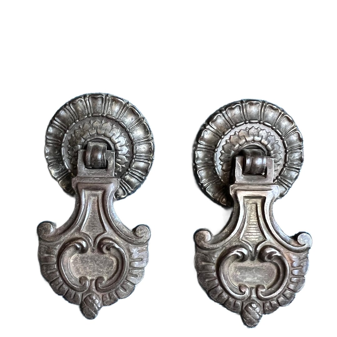 Vintage Drop Bail Drawer Pulls: Furniture Restoration Hardware (set of ...