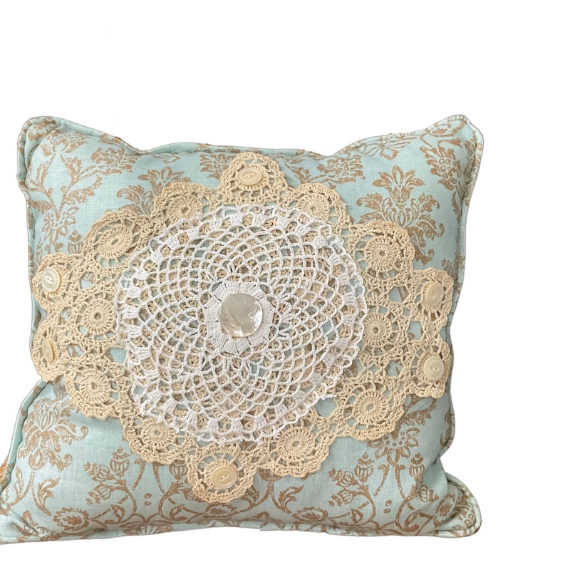 Doily Pillow - Etsy
