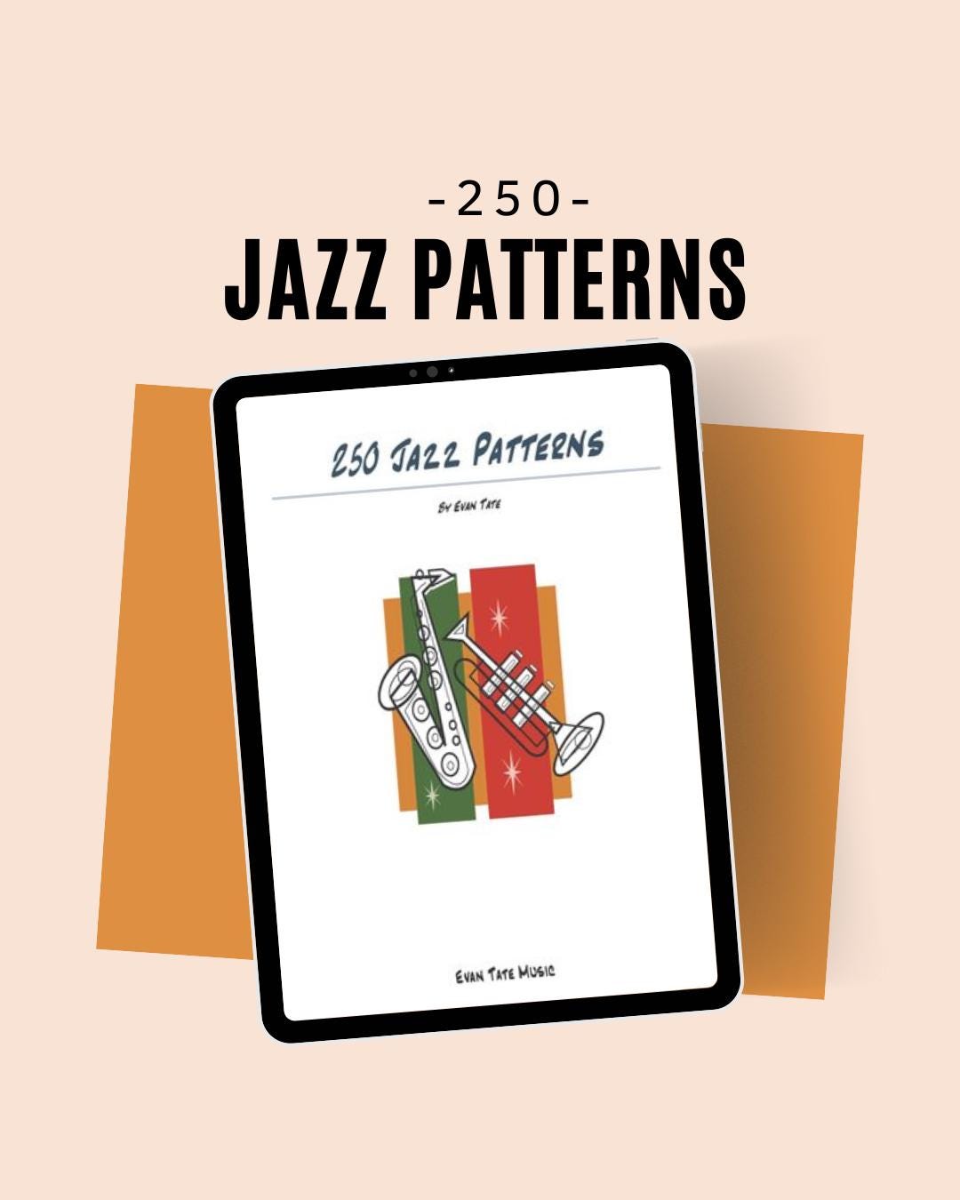 250 Jazz Patterns: an New Aid to Learn Jazz Improvisation - Etsy
