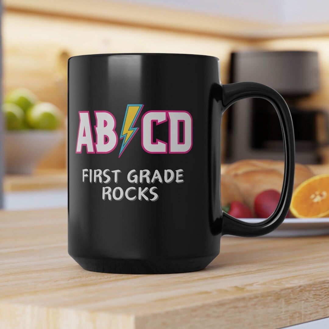 First Grade Teacher Mug, First Grade Gift, Teacher Gift, School Gift ...