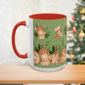 Christmas Gingerbread Cookie Coffee Tea Mug, Christmas Decor Mug ...
