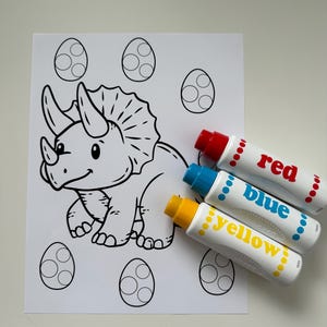Teaching Colors | Dinosaur Color Matching | Printable Activity for Kids ...