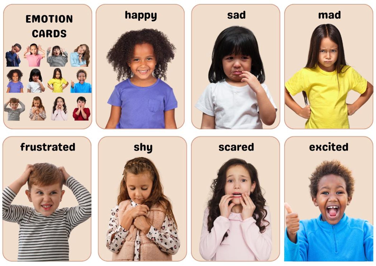 Teaching Emotions (with Real Pictures) | Teaching Emotions | Social ...
