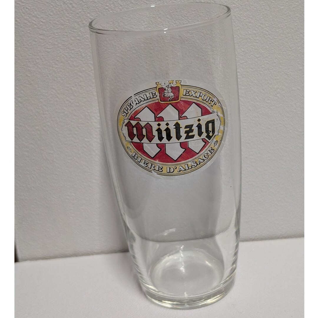 Vintage German Beer Glass Miitzig Biere D'alsace 50 CLS Speciale Export ...