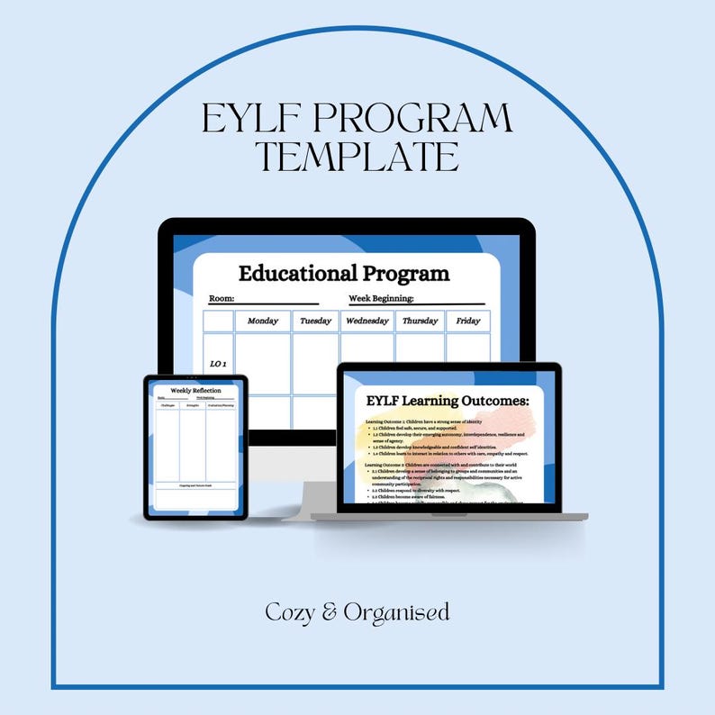 EYLF Programming Template - Etsy Australia