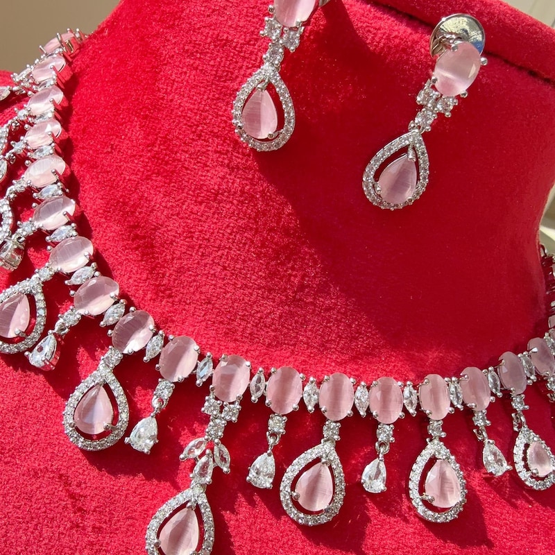 Indian Pink Diamond Jewelry - Etsy