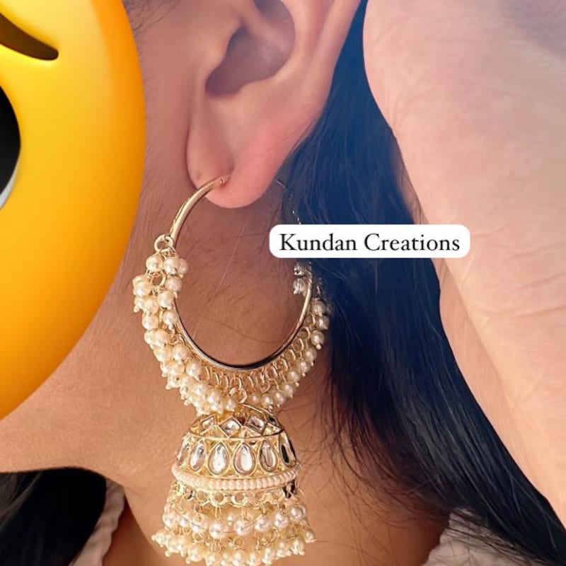 Jhumka Earring Hoop - Etsy