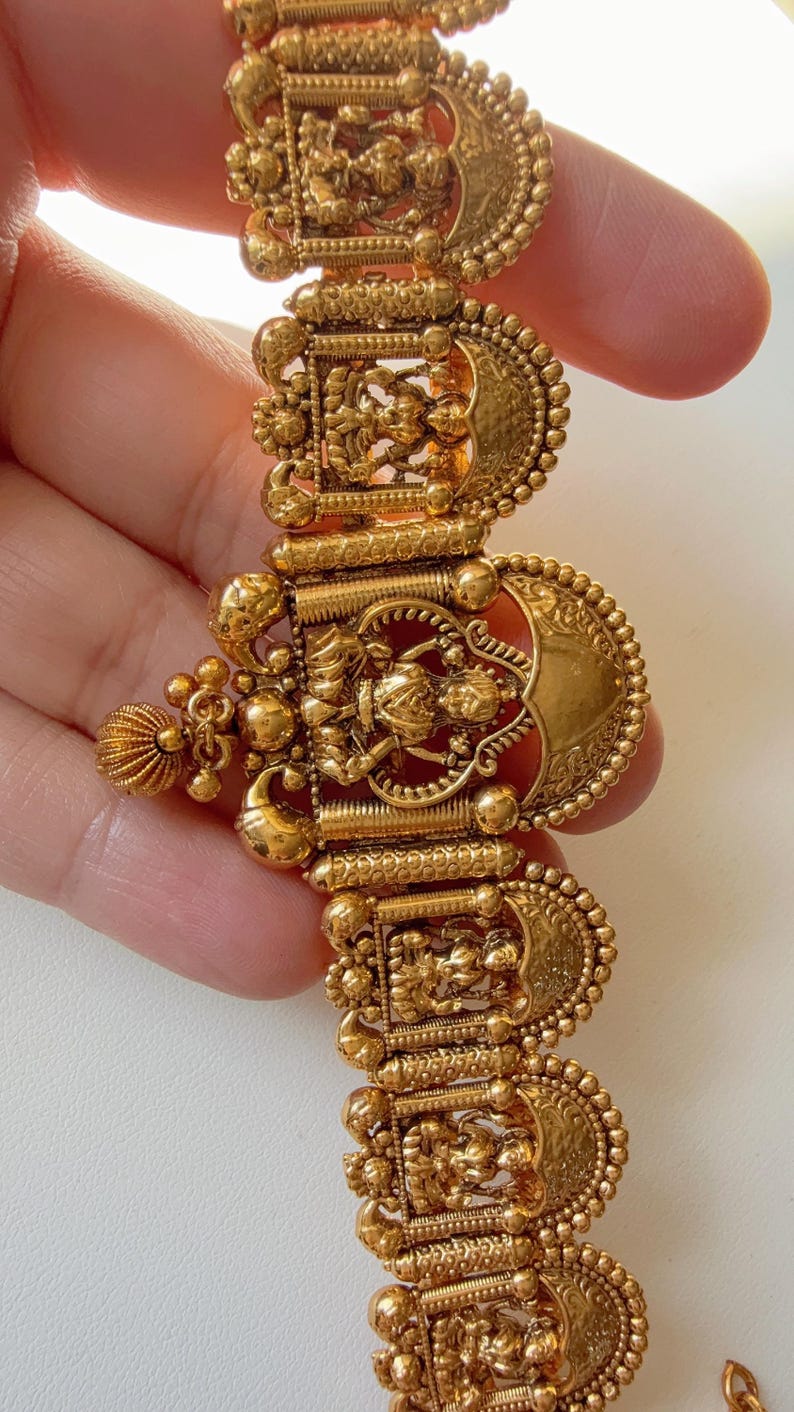 Temple Baju Bandh/indian Wedding Jewelry/vanki/ Armlet/ Indian Jewelry ...