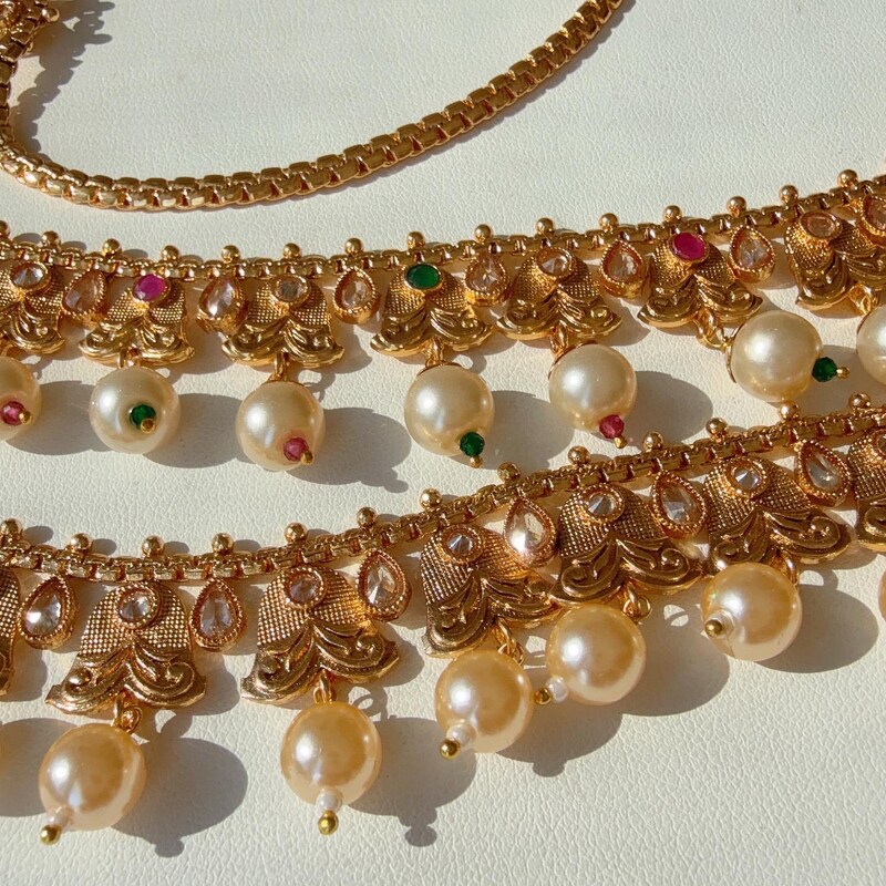 Indian Waist Chain Ruby - Etsy