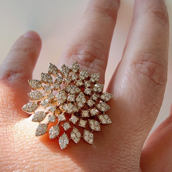 Indian Diamond Ring - Etsy