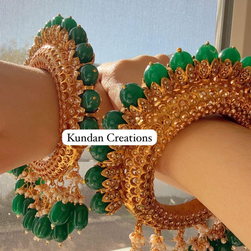 Grüne kundan kada - Etsy.de