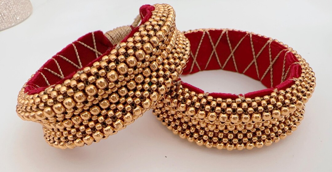 Traditional Thushi Bangels/ Gold Thushi Bracelet/ Indian Bangles ...