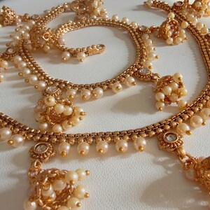 Indian Gold Jhumka Payal Pair /indian Anklets/ Gold Anklet Payal/bridal ...