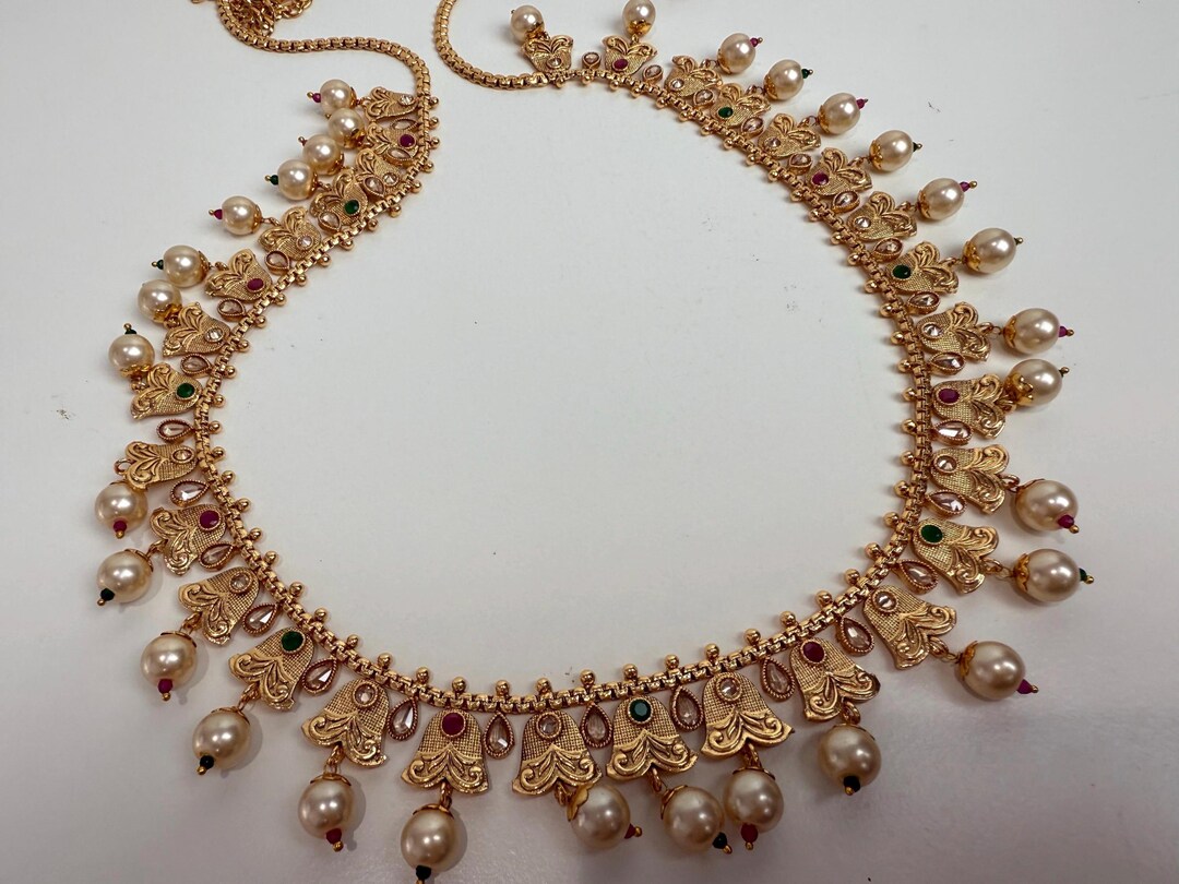 1 Gram Gold Gold Plated Waist Belt/indian Belly Chain/ Adjustable Gold ...