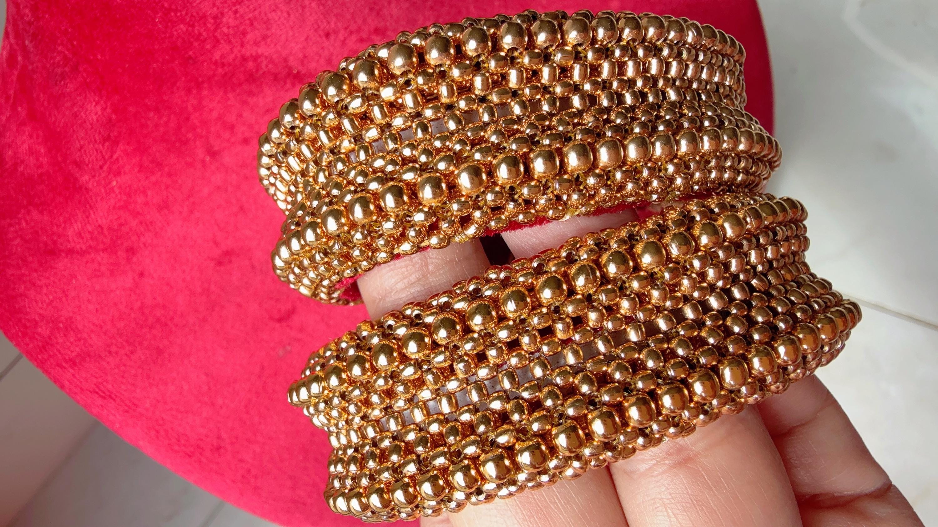 Traditional Thushi Bangels/ Gold Thushi Bracelet/ Indian Bangles ...