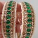 Gokhru Style Bangle Gold Kada /antique Gold Kada/kundan Bridal Bangles ...