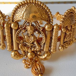 Temple Baju Bandh/indian Wedding Jewelry/vanki/ Armlet/ Indian Jewelry ...