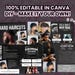 Barber Shop Magazine Template: Men's Haircuts & Styles (canva Editable ...