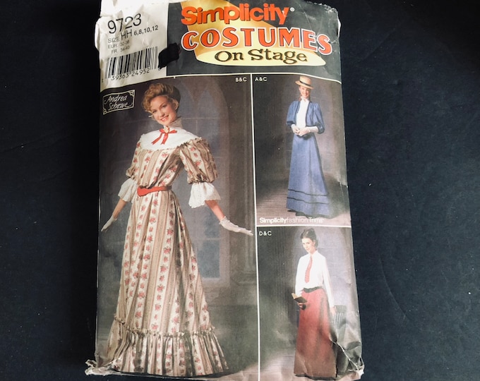 Simplicity Costumes 9723 Misses Gibson Girl Costume Dress Sewing ...