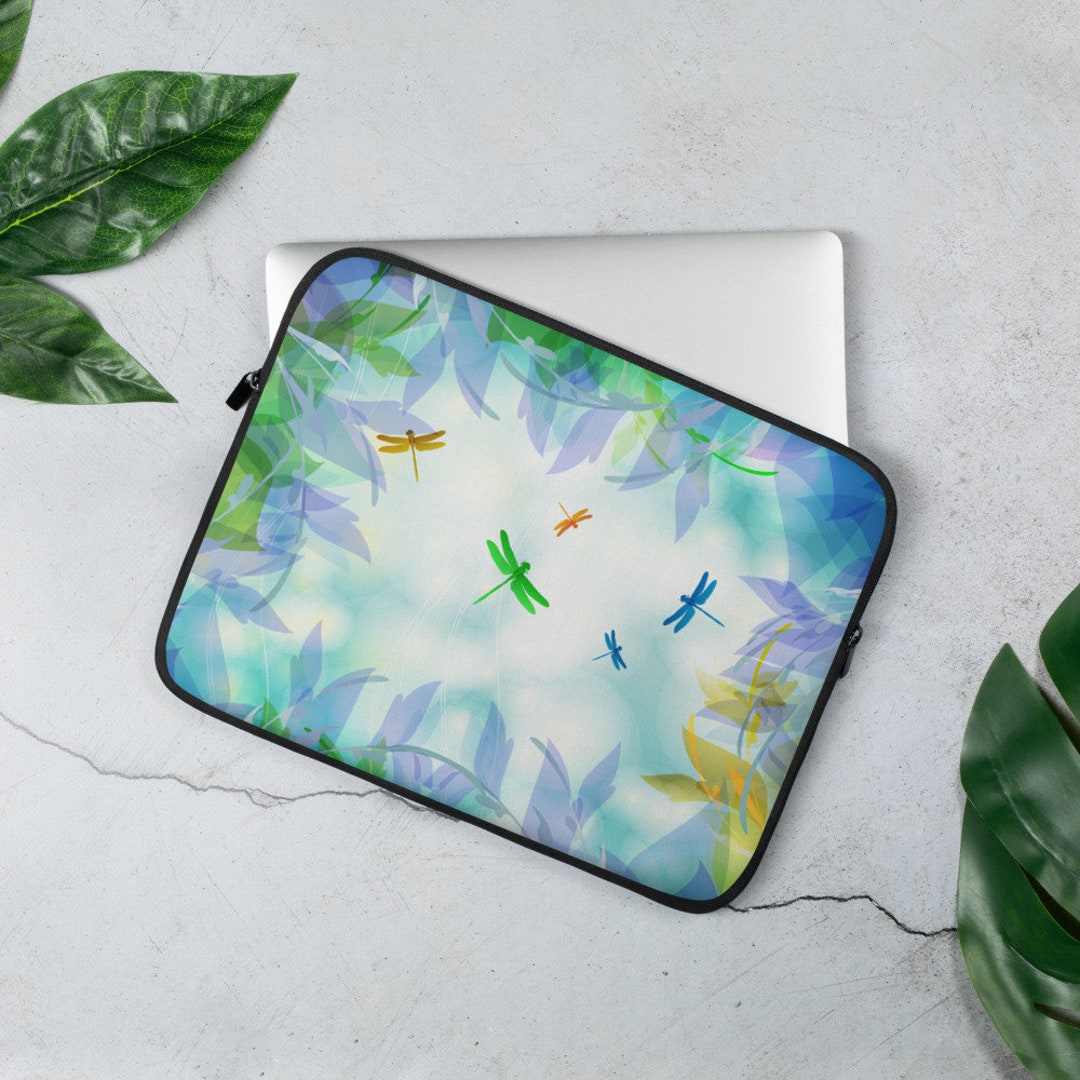 Dragonfly Lap Top Laptop Sleeve Cover Case With Dragonflies Blue ...