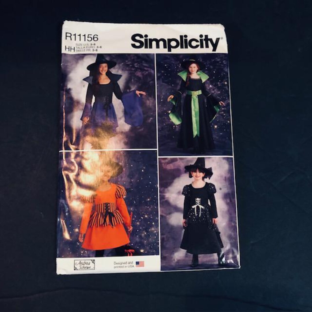 Simplicity Costume Sewing Pattern R11156 Children's Girl 3 - 6 Kids ...