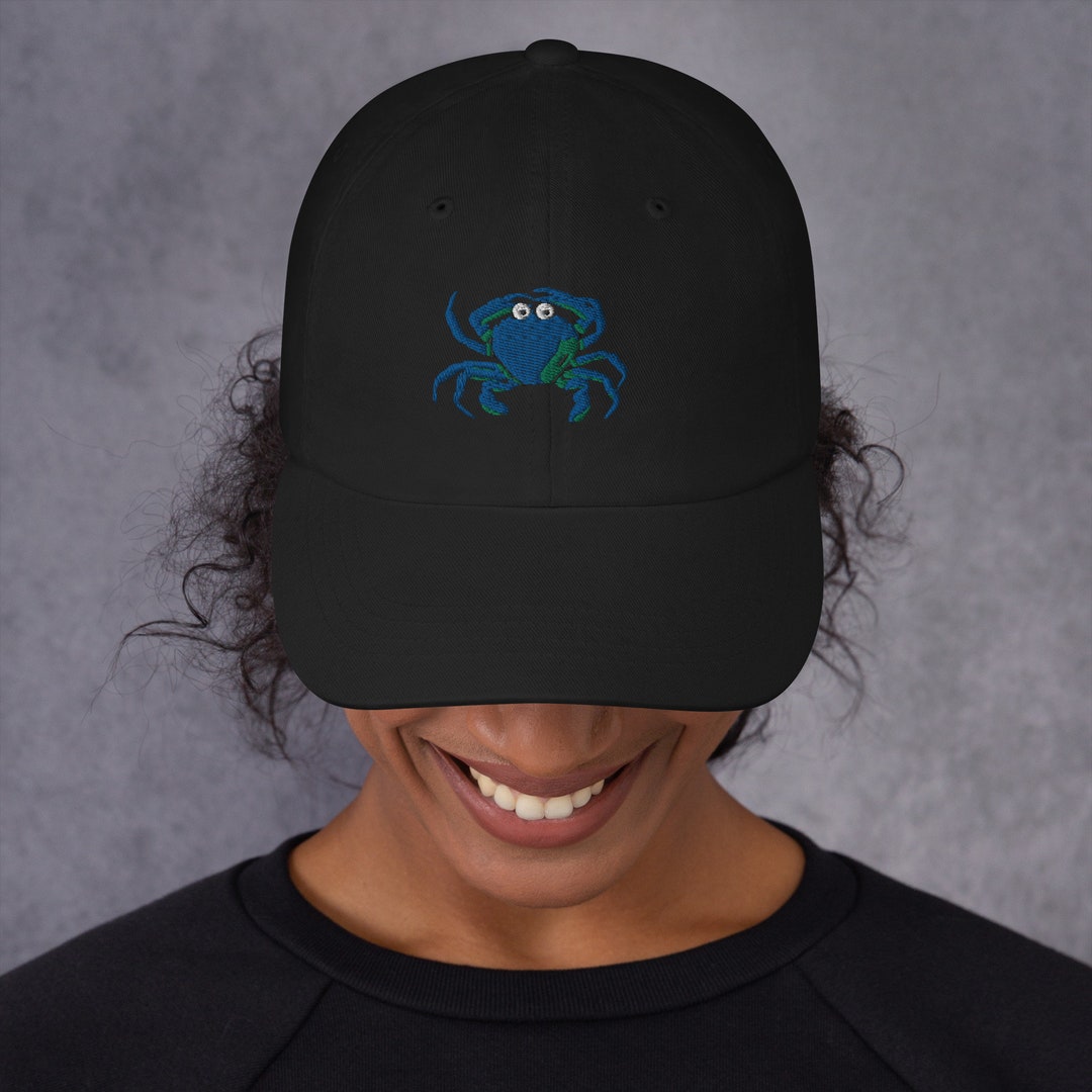 Blue Crab Dad Hat Nautical Beach Summer Wear Cap Men Women - Etsy