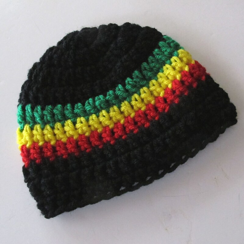 Crochet Bob Marley Hat - Etsy