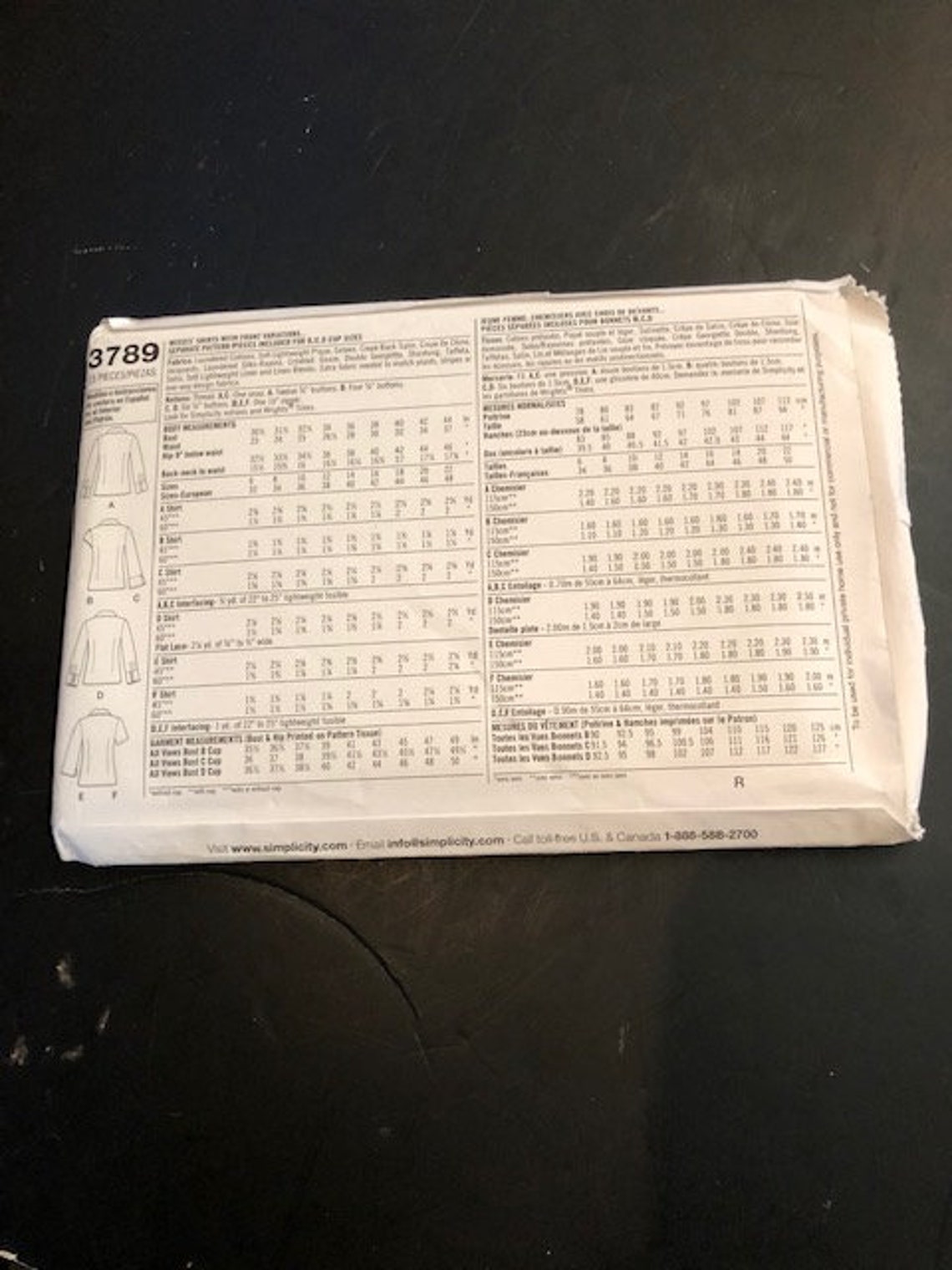 Simplicity Sewing Pattern 3789 Khaliah Misses Women's | Etsy