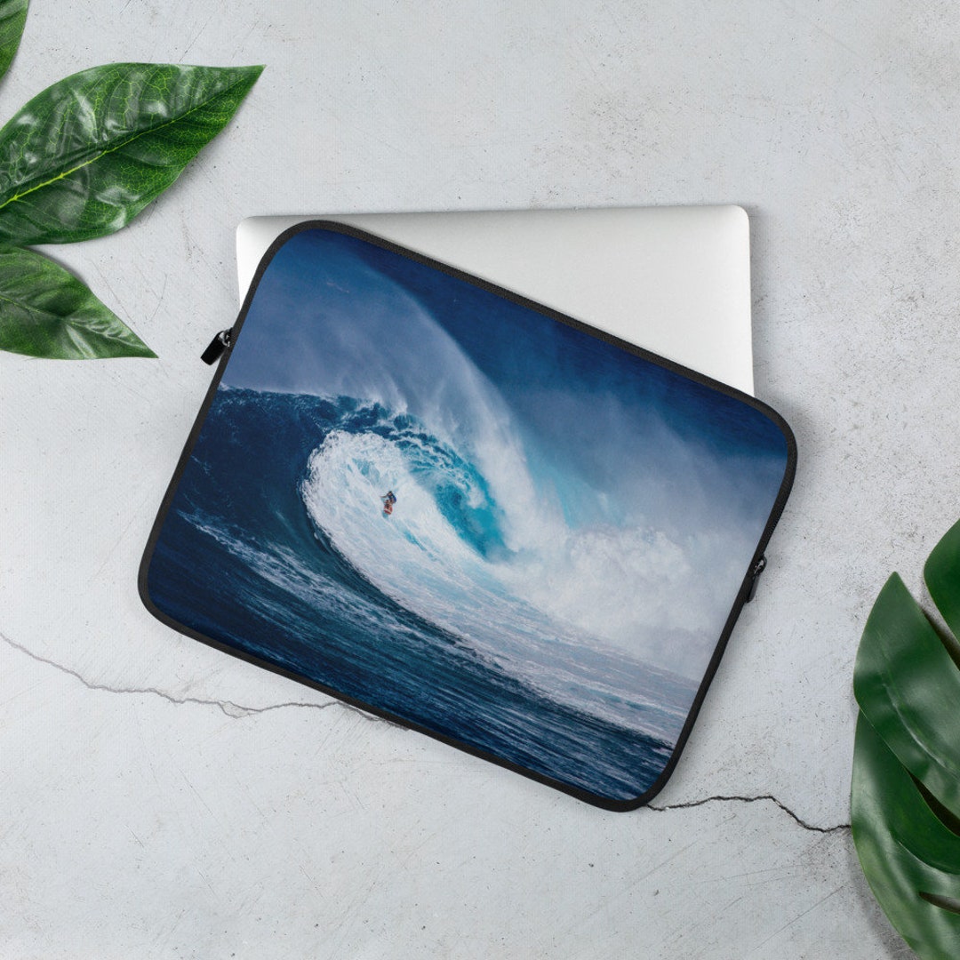 Surfing Themed Big Wave Lap Top Laptop Sleeve Cover Case Surfer - Etsy