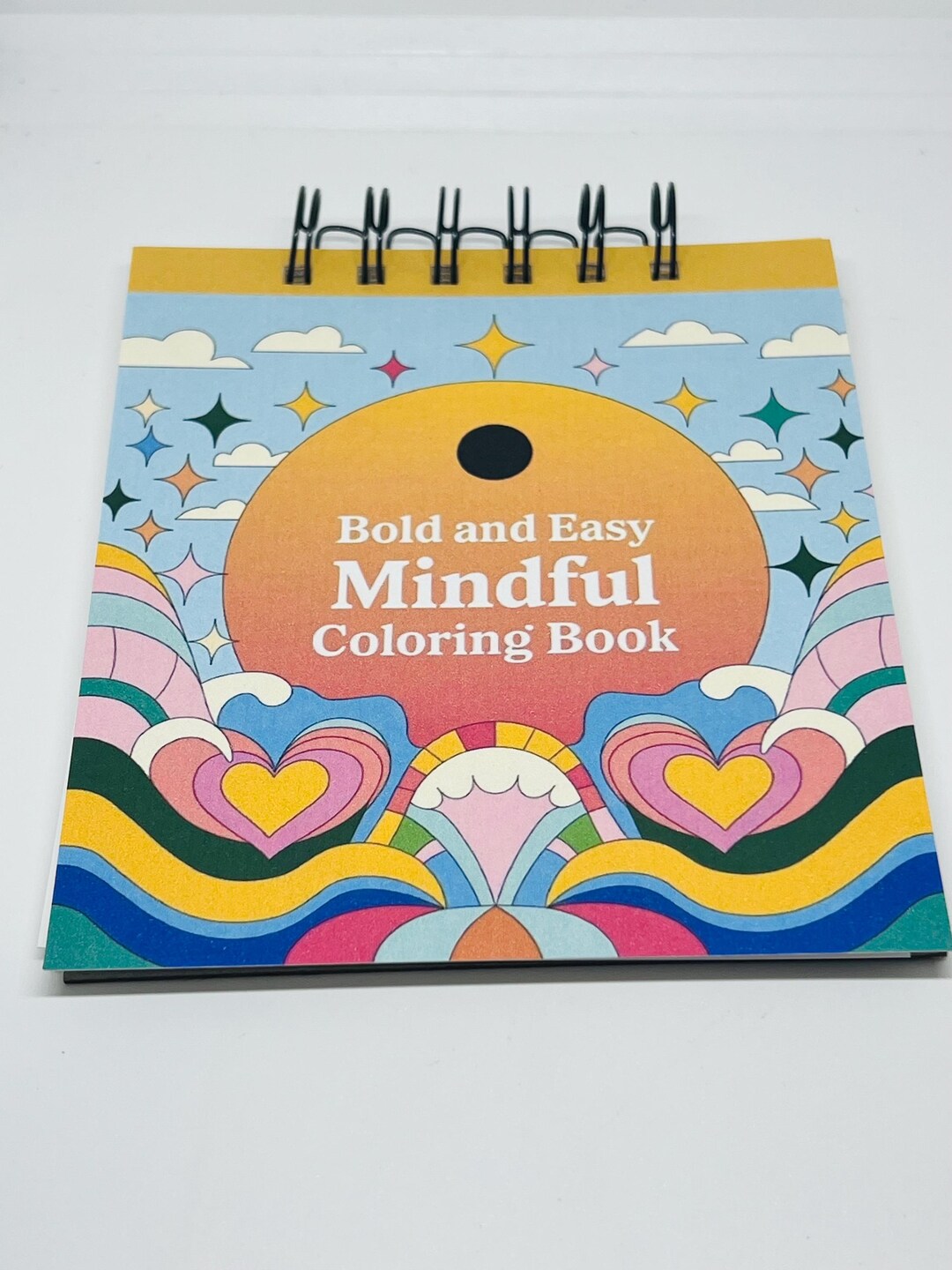 Bold and Easy Mindful Coloring Book - 20 Page Minimalist Patterns for ...
