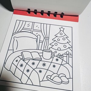 Mini Christmas Coloring Book – Cozy Holiday Illustrations, Stocking ...