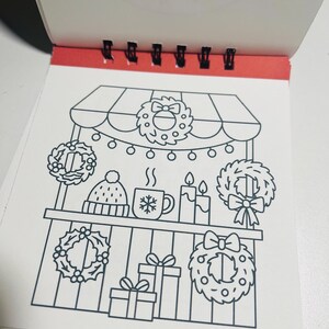 Mini Christmas Coloring Book – Cozy Holiday Illustrations, Stocking ...