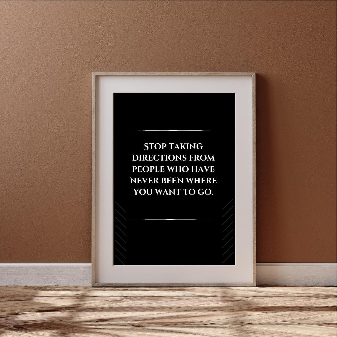 Motivational Wall Art for Home/office Decor. Wisdom is Power. Set ...