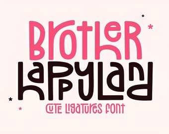 Good Vibes Only Duo Font, Playful Fonts, Handwritten Typography, Duo ...