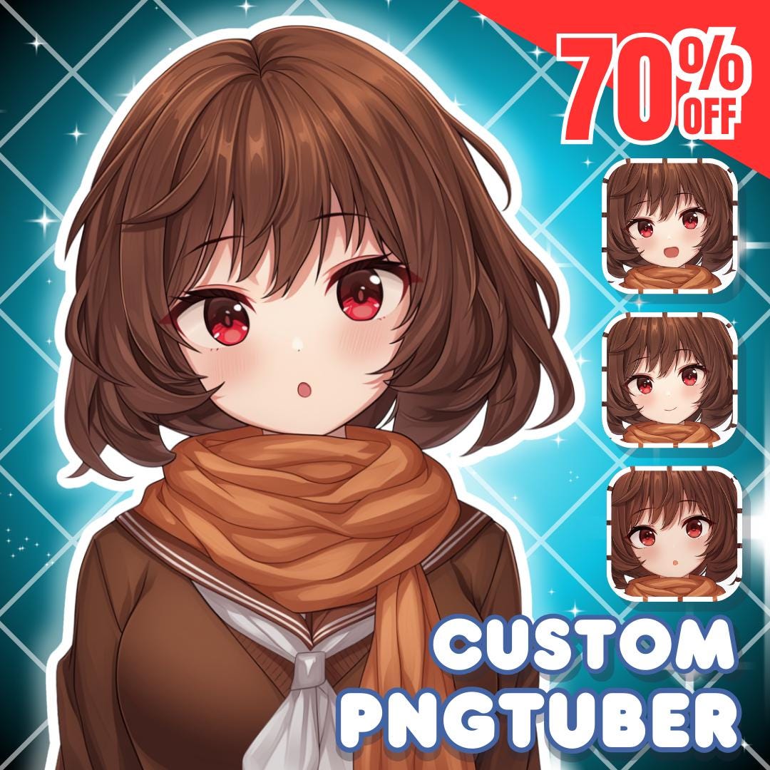 Custom Pngtuber | Pngtuber Commission | Pngtuber Avatar| Png Tuber ...