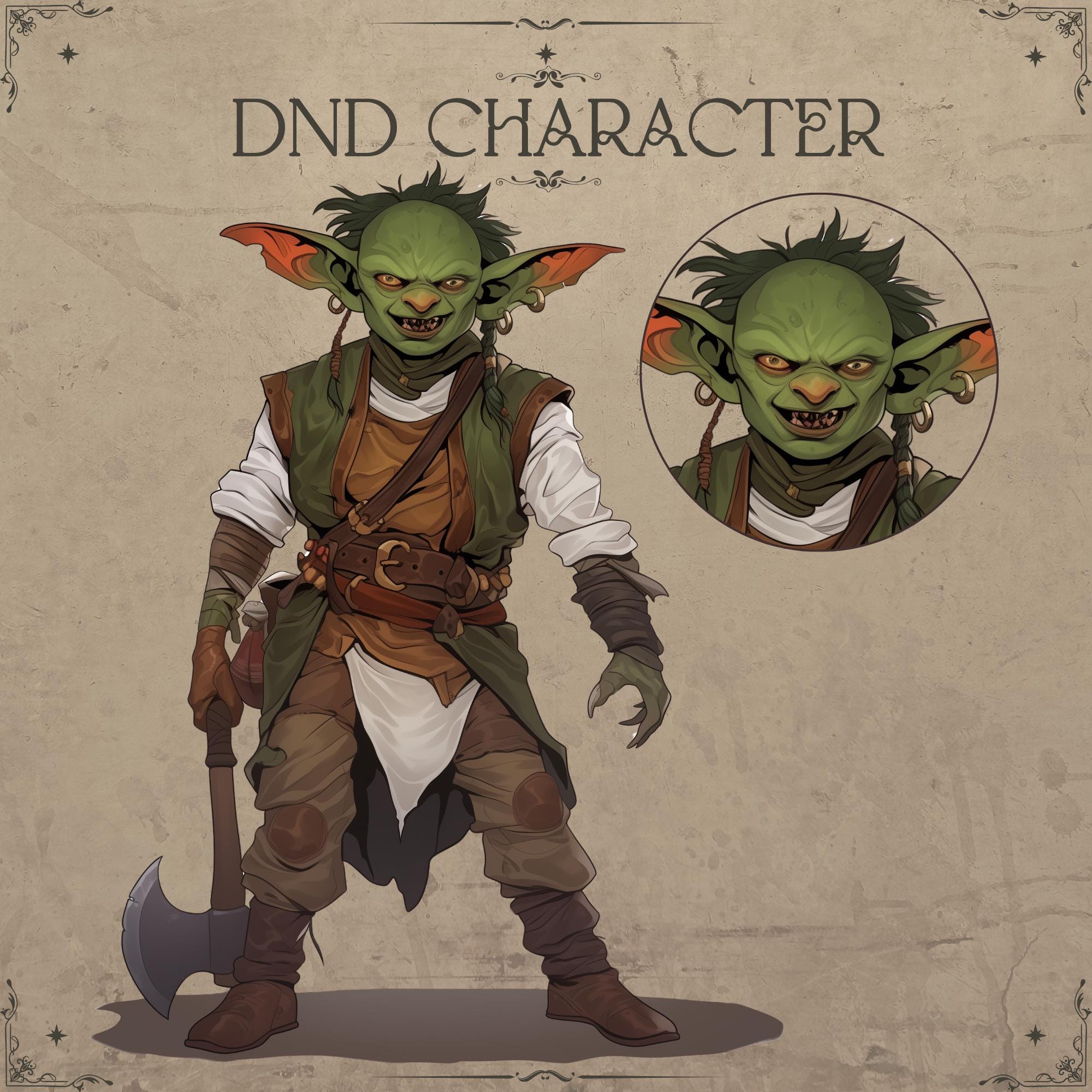 Custom Dnd Portrait, Fantasy Character Commission, RPG Custom Character ...