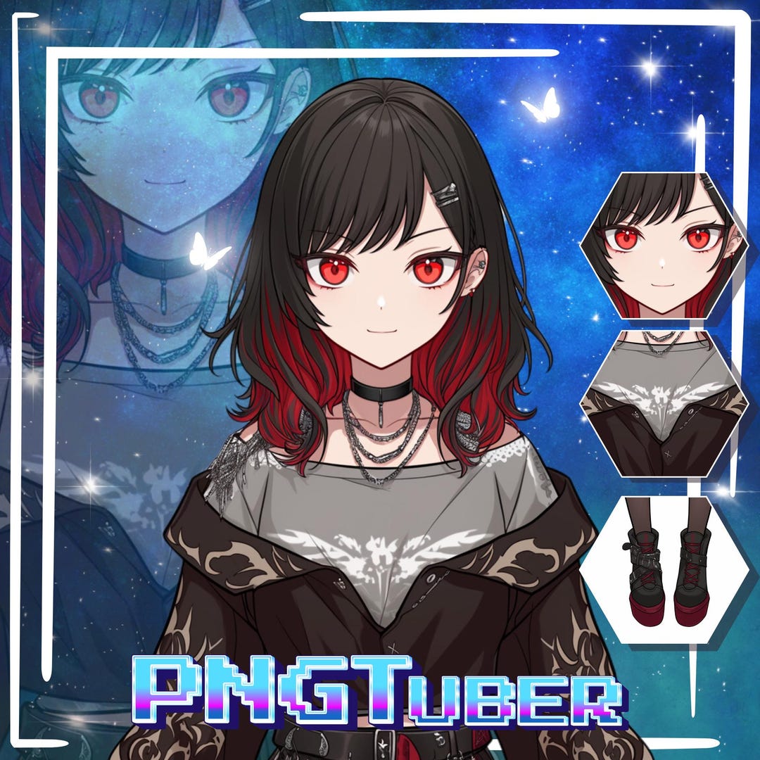 Custom Pngtuber Pngtuber Character Pngtuber Design Pngtuber Live2d ...