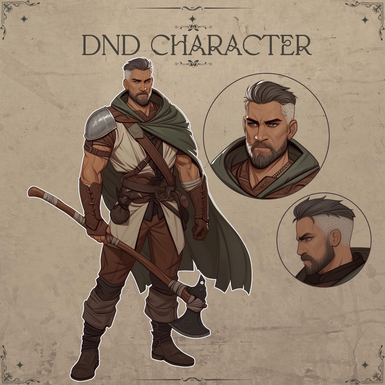 Custom Dnd Portrait, Fantasy Character Commission, RPG Custom Character ...