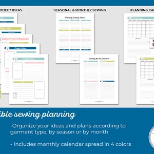 Sewing Planner Printable PDF Sewing Project Planner - Etsy