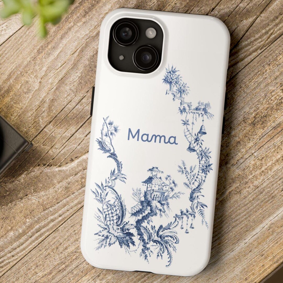 Personalized Chinoiserie Phone Case for iPhone 16-7 XR XS, Galaxy 24-21 ...