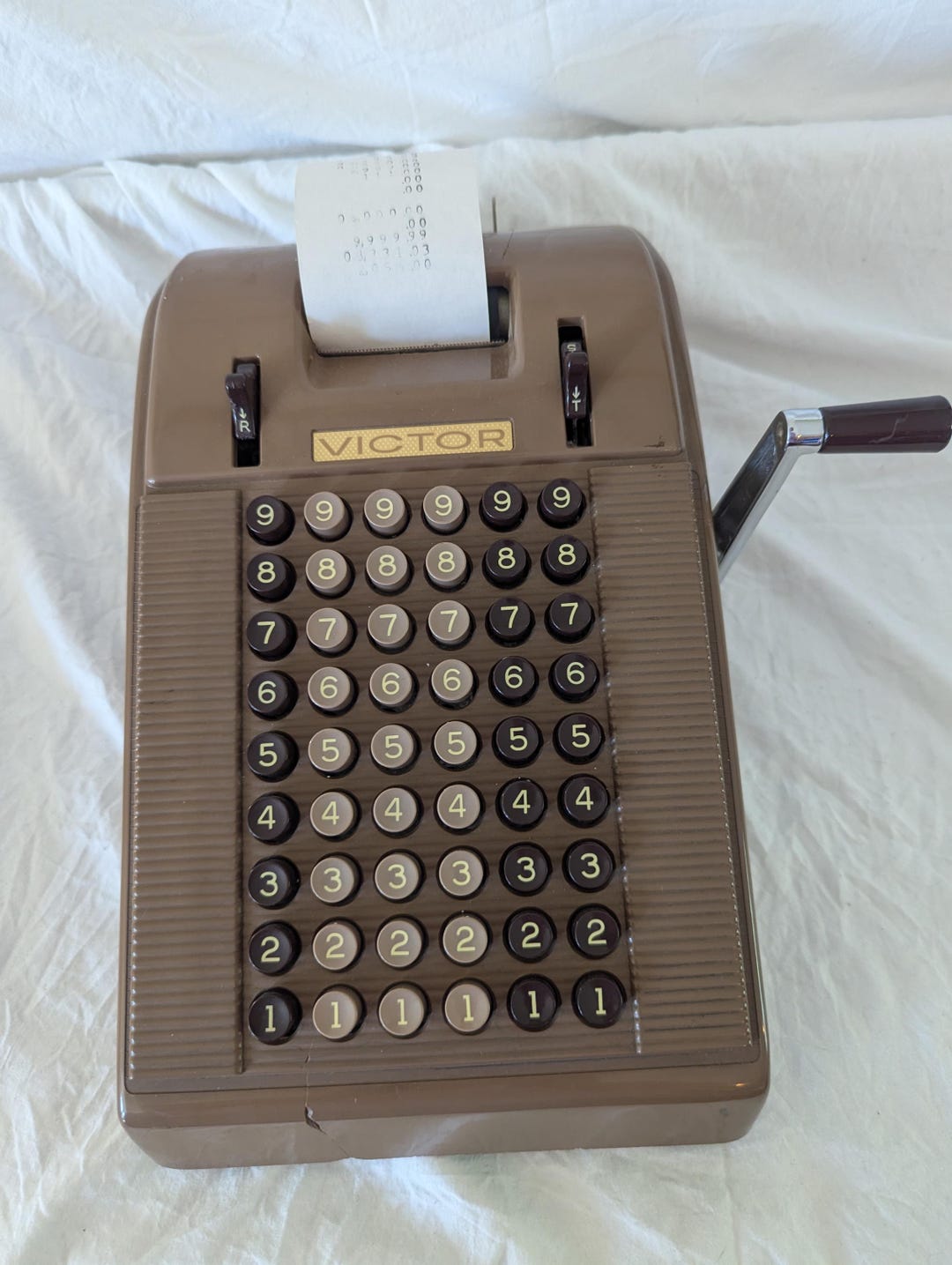 Vintage Victor Manual Adding Machine Vintage Office Supplies. - Etsy