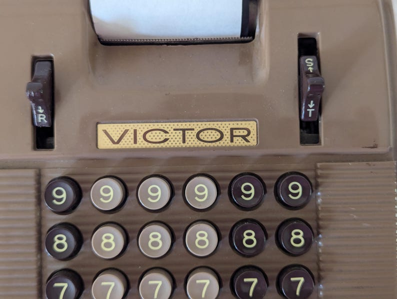 Vintage Victor Manual Adding Machine Vintage Office Supplies. - Etsy