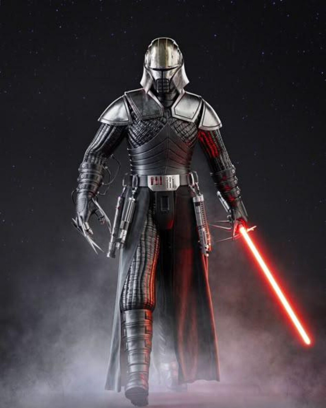 Handmade Custom Lord Starkiller Leather Suit Inspired by Starwars ...