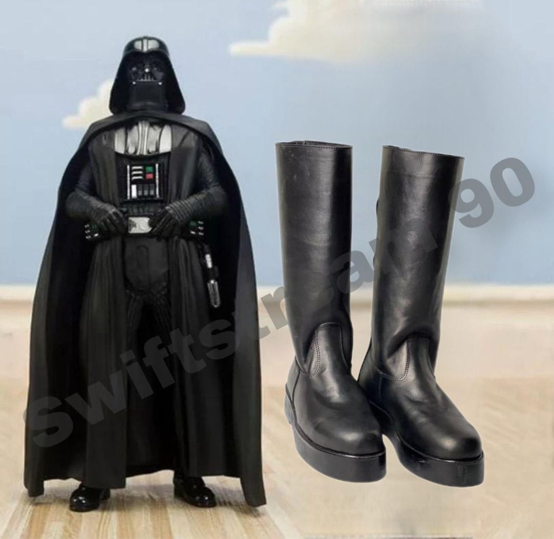 Darth Vader Cosplay Boots Mandalorian Star Wars Boots With Hieght Boost ...